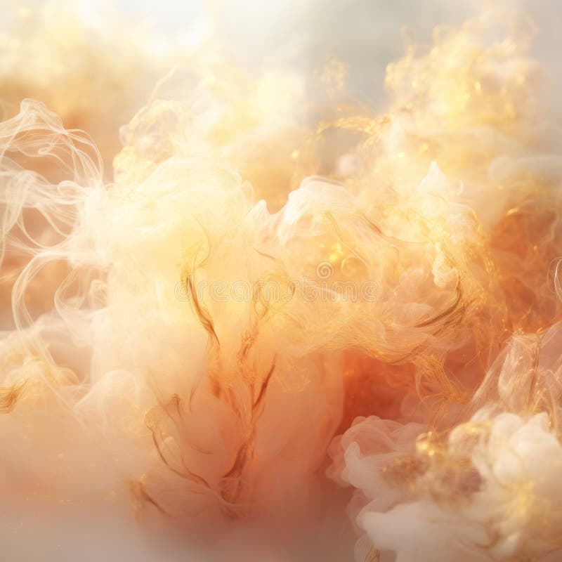 An Image of Smoke and Fire in the Air Stock Illustration - Illustration ...