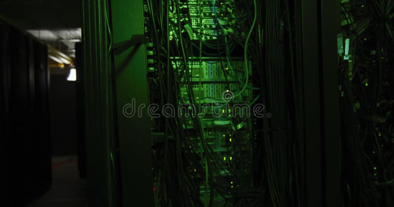 3 Servers with Green Lights on Stock Image - Image of performance ...