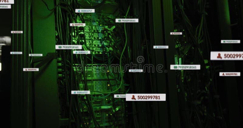 3 Servers with Green Lights on Stock Image - Image of performance ...