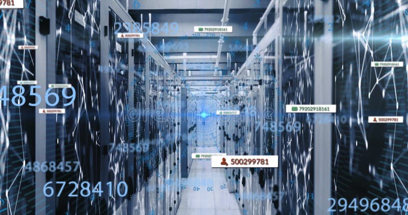 Image of Social Media Icons, Changing Numbers and Network of ...