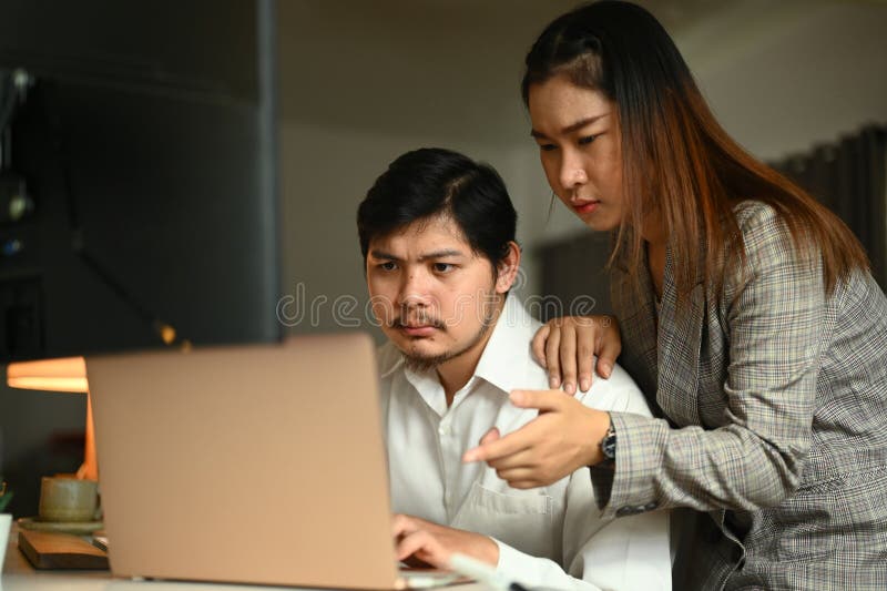 Image of Software Developers Team Brainstorming and Programming on ...