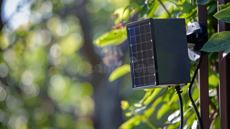 An Image of a Solarpowered Security System during a Power Outage ...