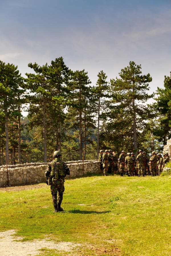Image of Soldiers in Action Editorial Photography - Image of ammo ...