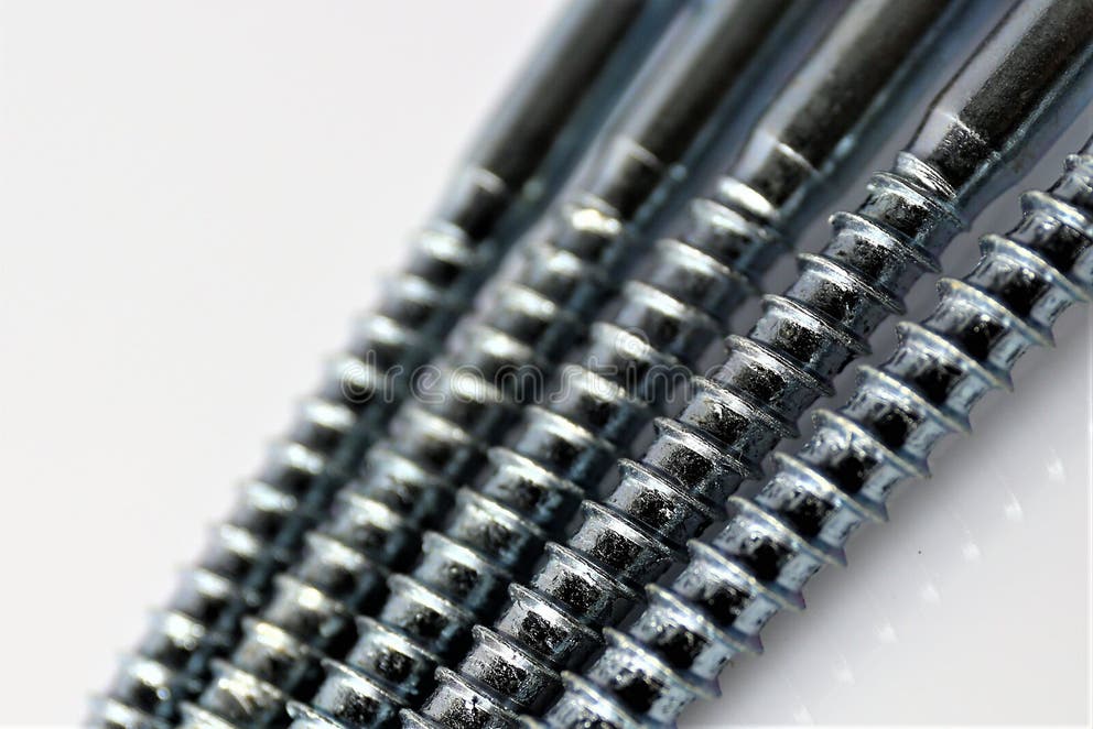 An Image of Some Screws, with Copy Space Stock Photo - Image of tool ...