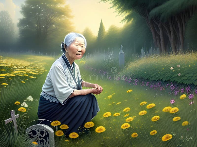 Garden Mourning Stock Illustrations – 473 Garden Mourning Stock ...