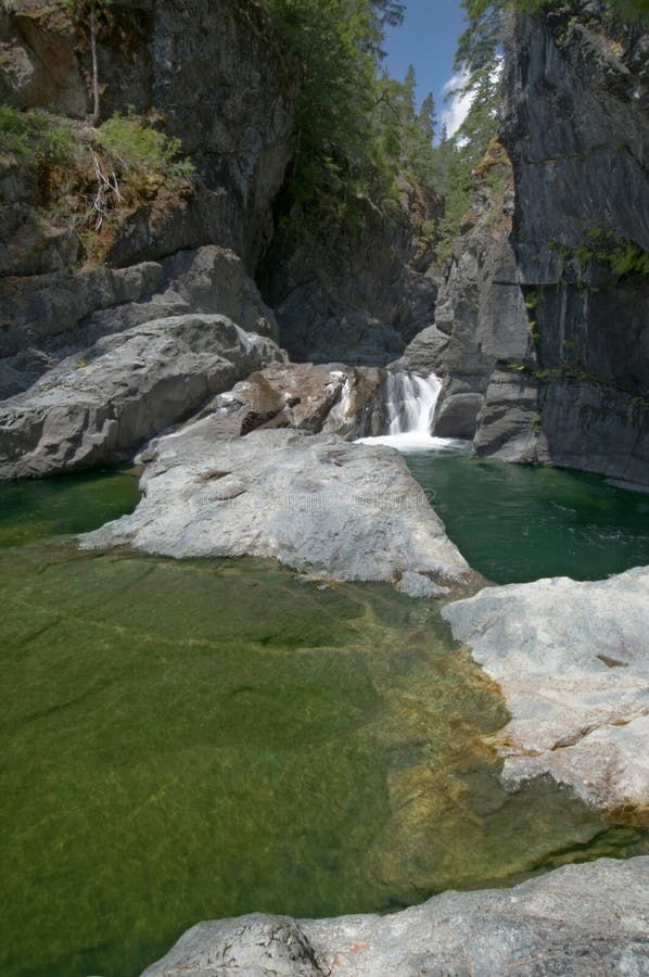 Image of the Sooke Potholes, BC, Canada Stock Image - Image of ...