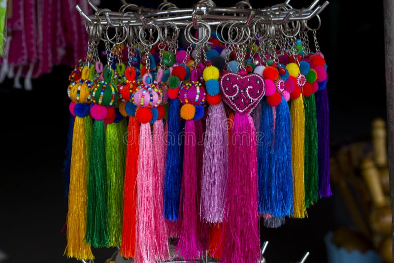 Thailand Souvenir Key Chain Thai Giant Khon Mask Stock Image - Image of ...