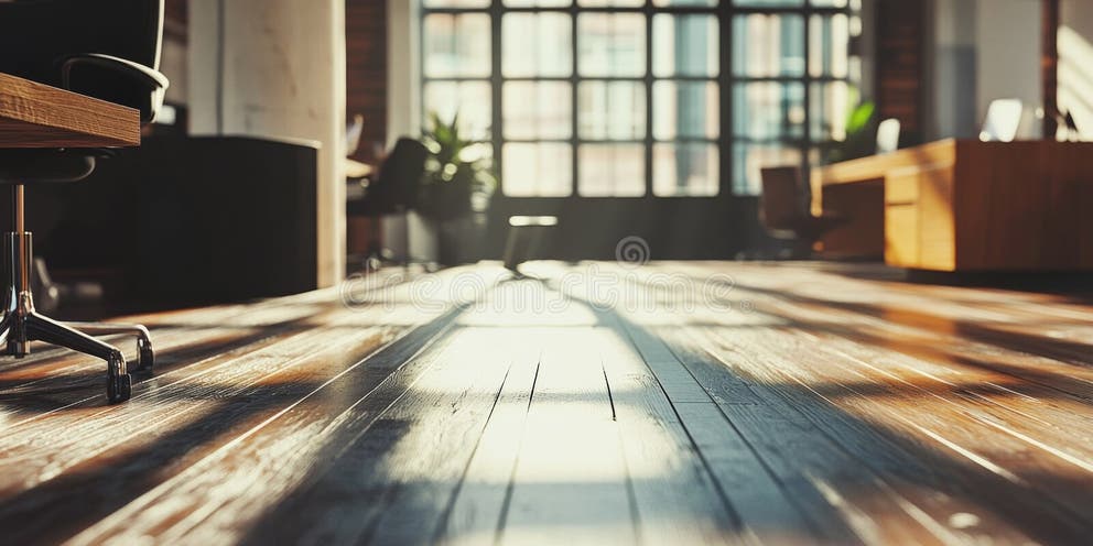 Modern Office Interior - Minimalist Workspace with Natural Light Stock ...