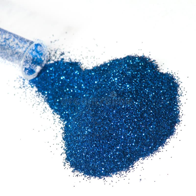 Image of Sparkling Blue Glitter Close-up Stock Photo - Image of blue ...