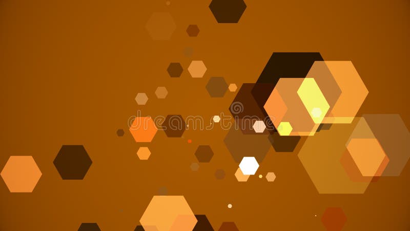 Hexagons Spring Up on a Colorful Background Stock Illustration ...