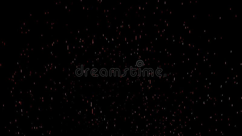 Particles Spring Up on a Black Background Stock Illustration ...