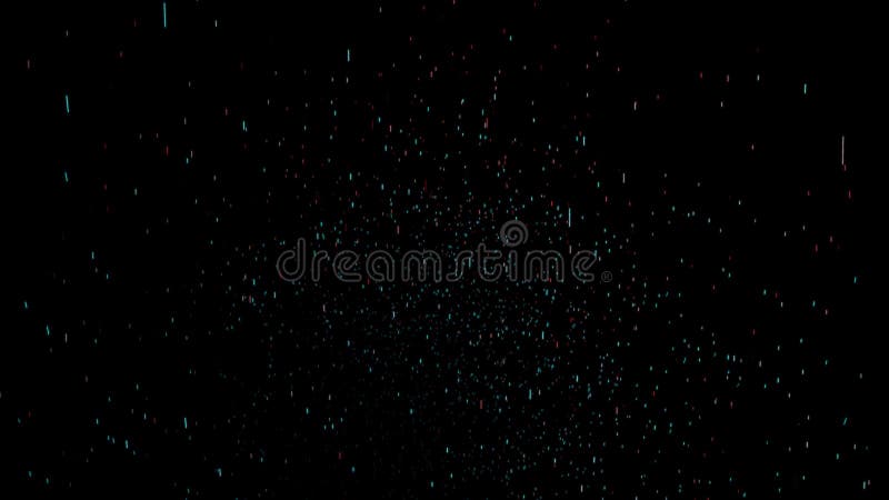 Particles Spring Up on a Black Background Stock Illustration ...