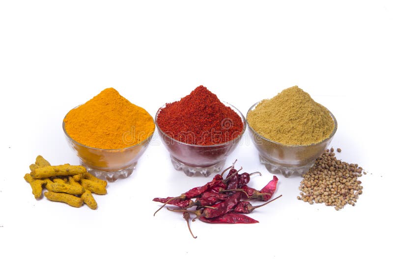 Indian powder isolated. stock photo. Image of gourmet - 126197858