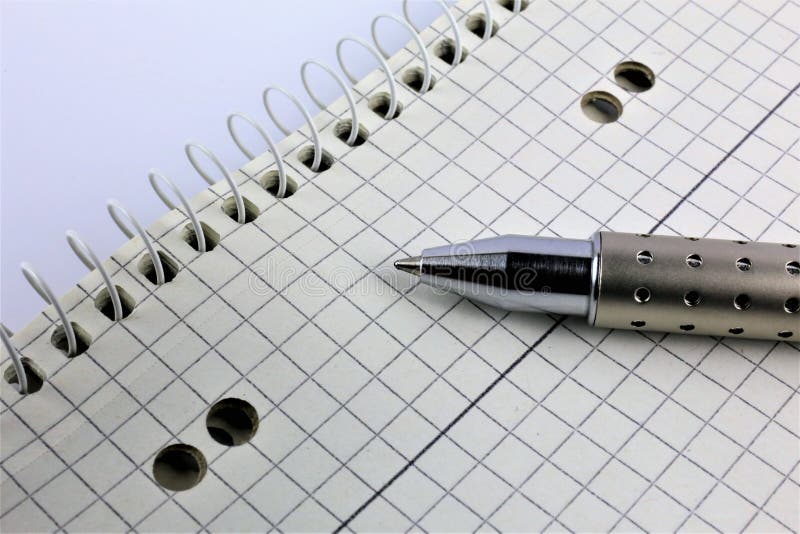 An Image of a Spiral Notebook with Copy Space Stock Photo - Image of ...