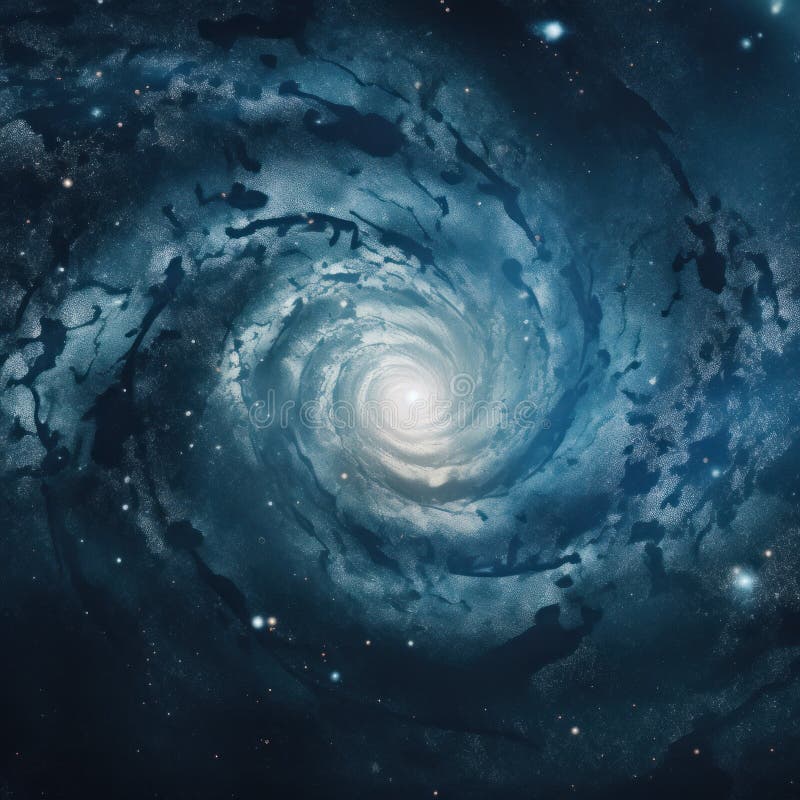 An Image of a Spiral in the Sky. AI Generative Image. Stock ...