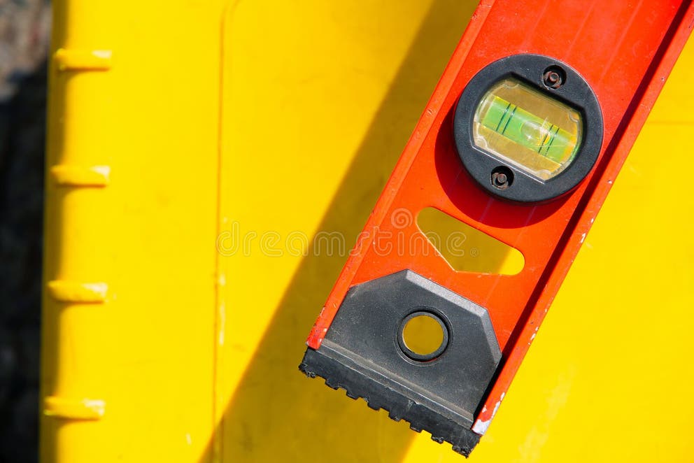 Image of spirit level stock image. Image of building - 263782971