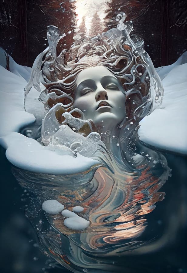 The Image of Spring in the Form of a Woman Waking Up after Hibernation ...