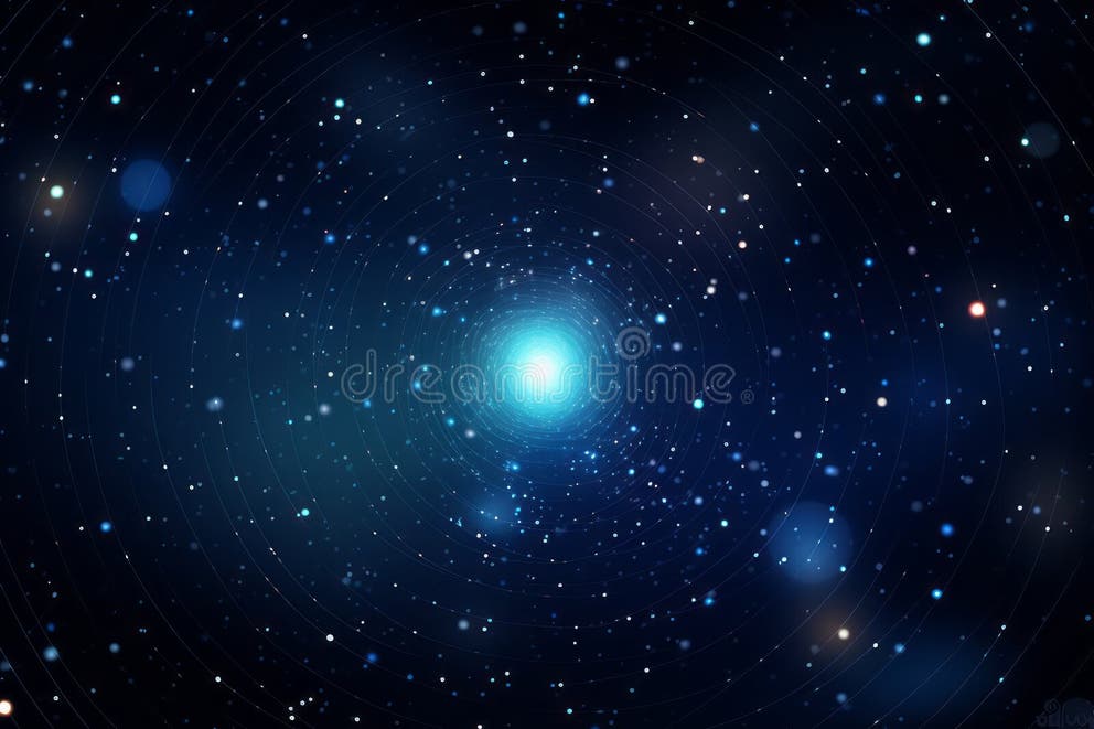An Image of a Star Cluster in the Night Sky Stock Illustration ...