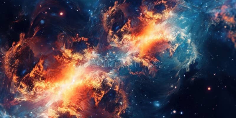 An Image of a Star Formation in the Sky. Generative AI Image. Stock ...