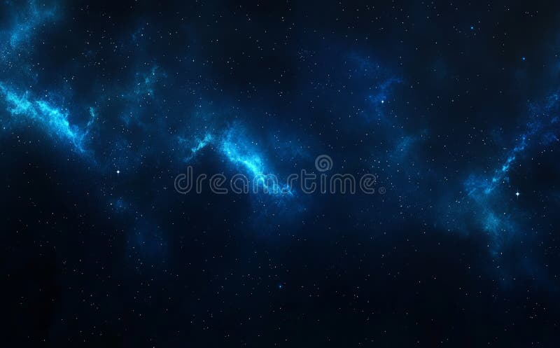 An Image with Stars and Galaxies from Deep Space. Stock Image - Image ...