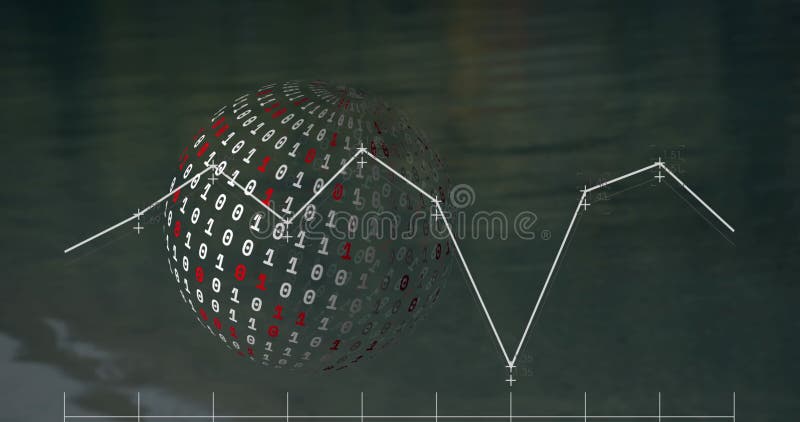 Image of Statistical Data Processing Against Binary Coding Over a Globe ... Image of Statistical Data Processing Against Binary Coding Over a Globe ...