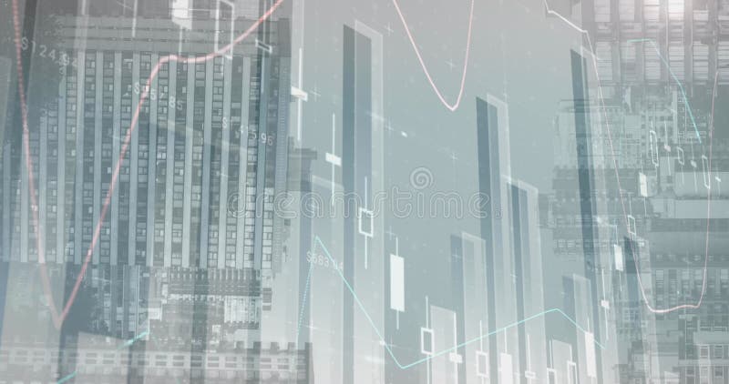 Image of Statistical Data Processing Against View of Inverted Tall ...