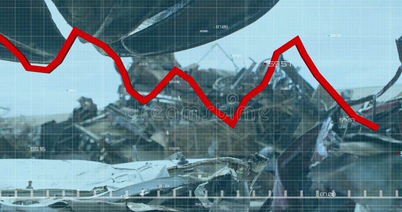 Image Of Statistical Data Processing Over Grid Network Against Crane