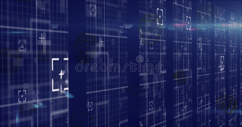 Image of Statistics and Data Processing on Grey Background Stock ...