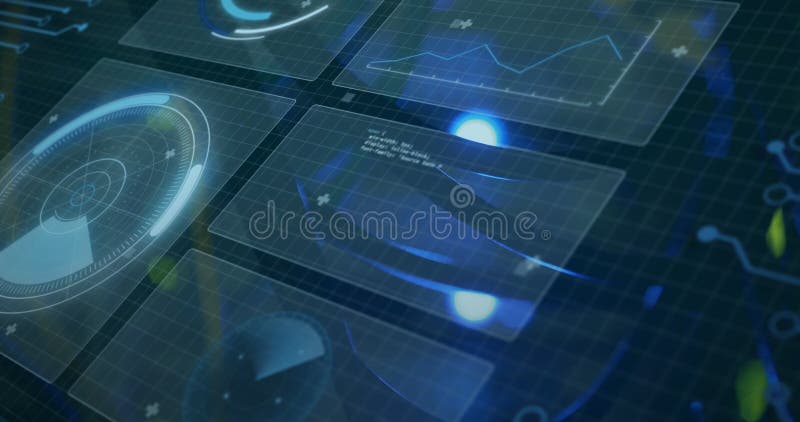 Image of Statistics and Data Processing on Grey Background Stock Photo ...