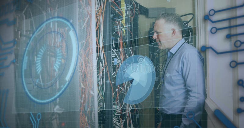 Image of Statistics and Data Processing on Grey Background Stock Photo ...