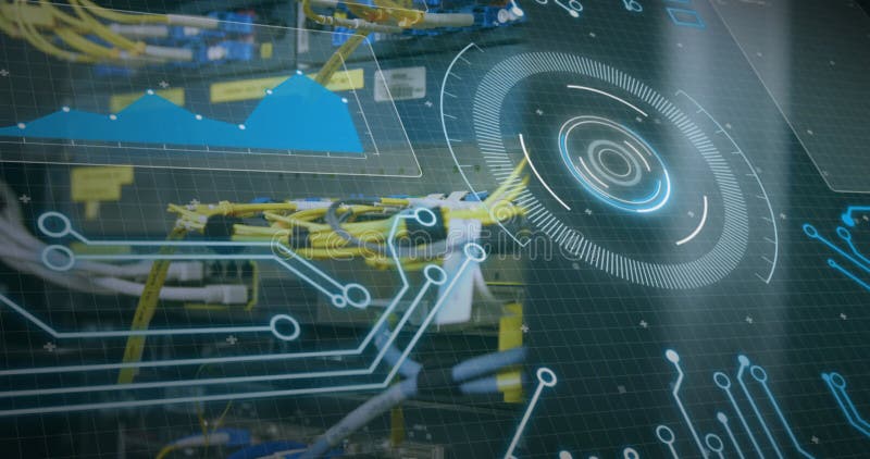 Image of Statistics and Data Processing on Grey Background Stock Photo ...