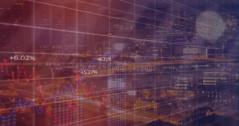 Image of Statistics and Financial World Map Over World Map Stock ...