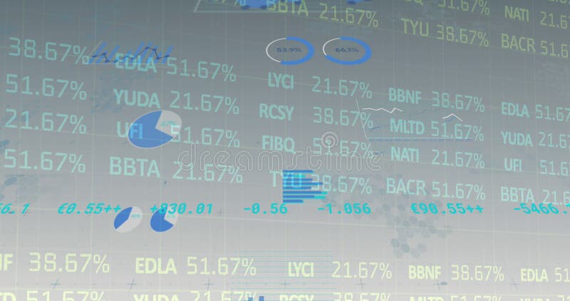 Image of Statistics Recording and Financial Data Processing Stock ...