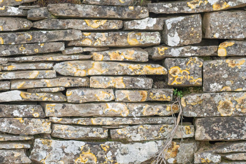Image of Stone Wall in Rural Environment Stock Image - Image of aged ...