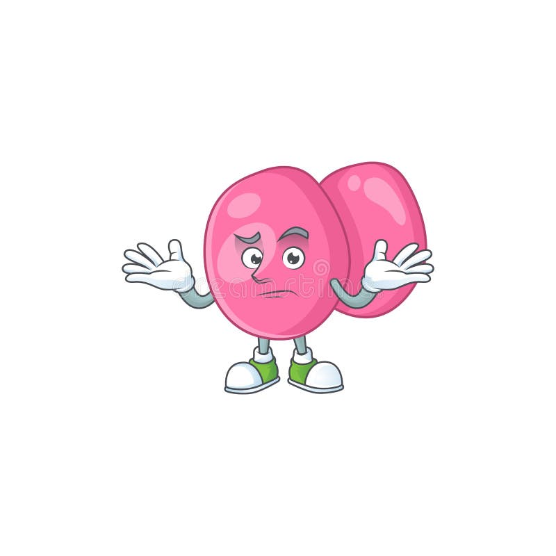 An Image of Streptococcus Pyogenes in Grinning Mascot Cartoon Style ...