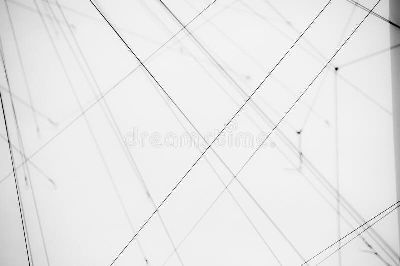 Image of Structures Composed of Lines in an Installation Stock Photo ...