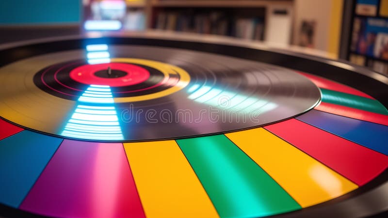 An Image of a Stunningly Abstract and Intriguing Spinning Disc AI ...