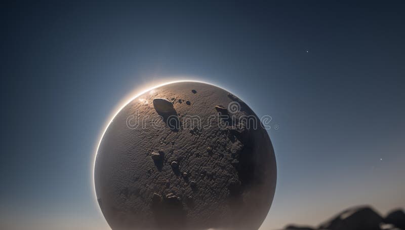 An Image of a Stunningly Realistic View of a Planet with a Sun AI ...