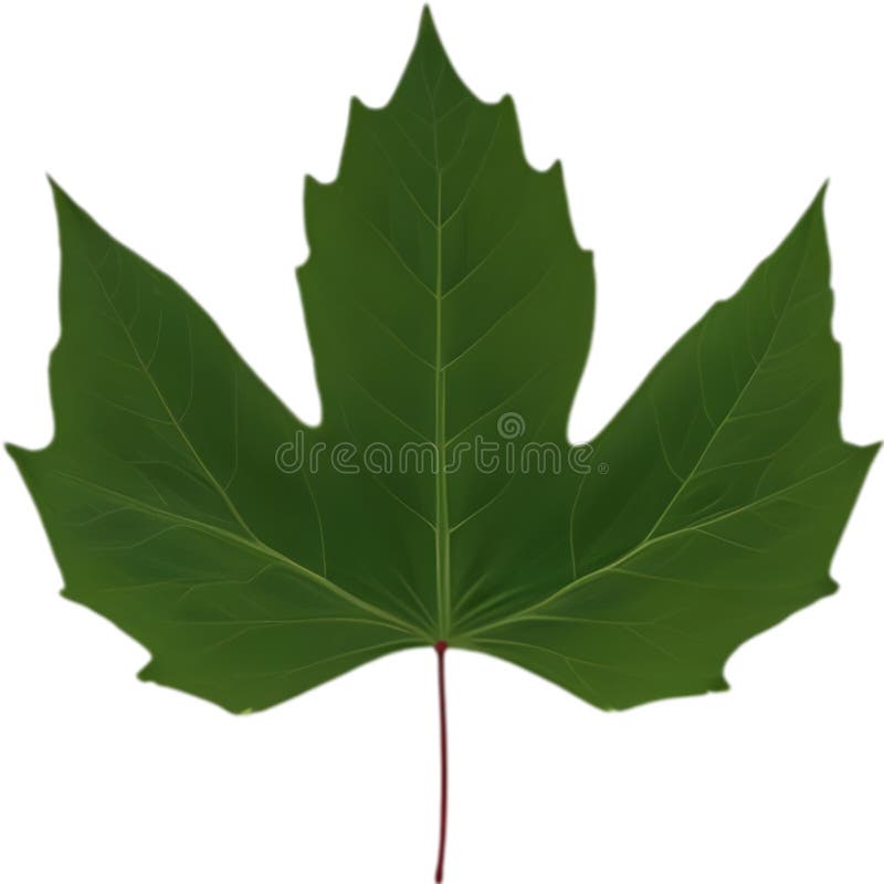 An Image of a Stylized Leaf. Stock Photo - Illustration of botanical ...