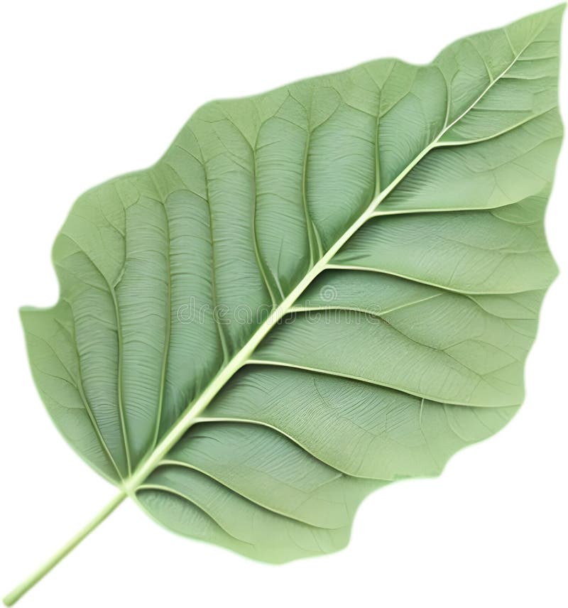 An Image of a Stylized Leaf. Stock Photo - Illustration of lapidary ...