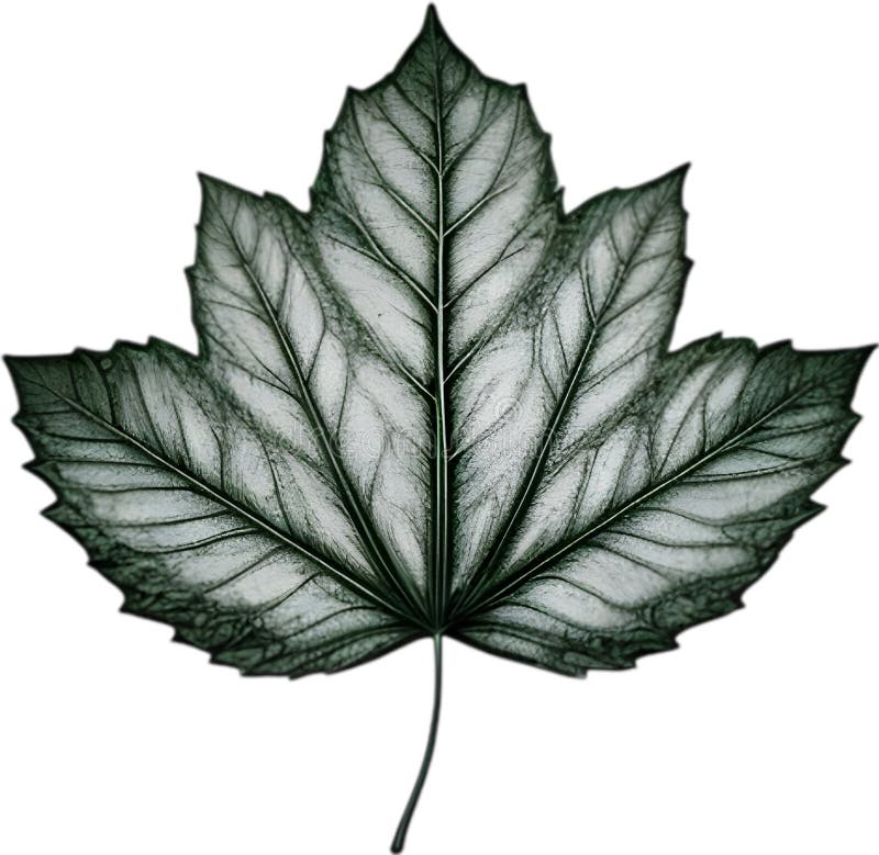 An Image of a Stylized Leaf. Stock Image - Illustration of style ...