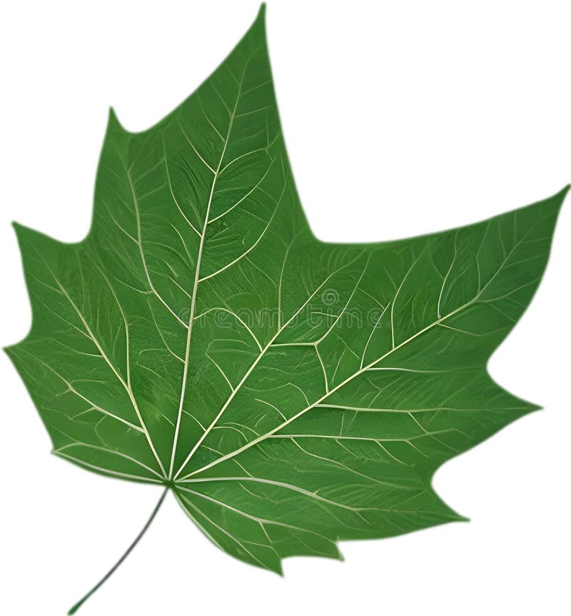 An Image of a Stylized Leaf. Stock Image - Illustration of stylized ...