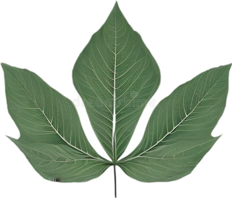 An Image of a Stylized Leaf. Stock Image - Illustration of nature ...