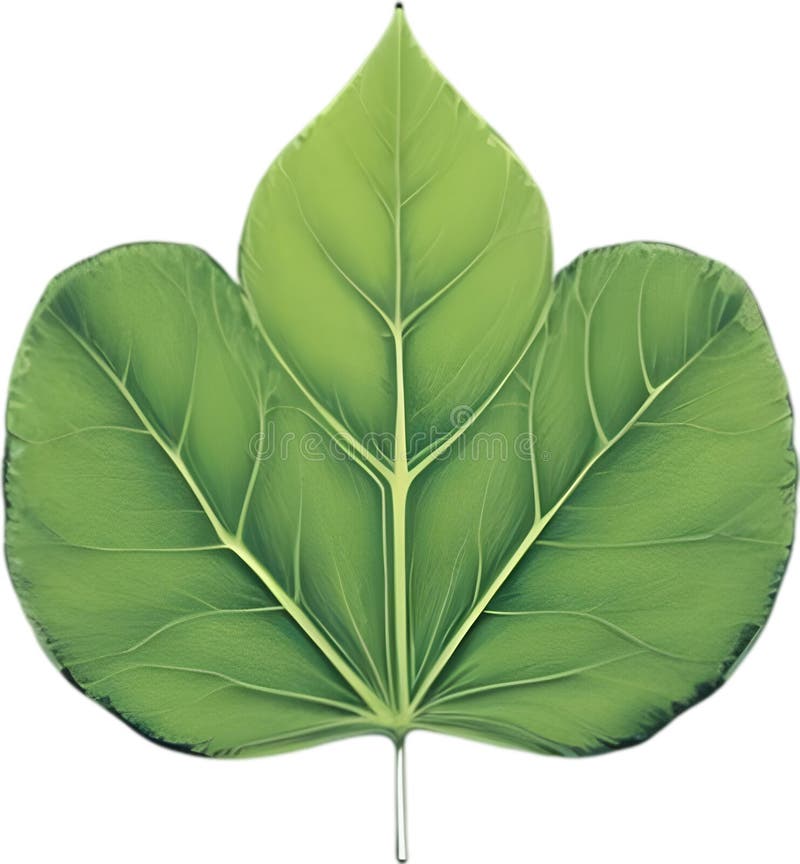 An Image of a Stylized Leaf. Stock Image - Illustration of watercolor ...