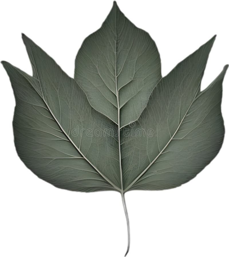 An Image of a Stylized Leaf. Stock Photo - Illustration of veins, agave ...