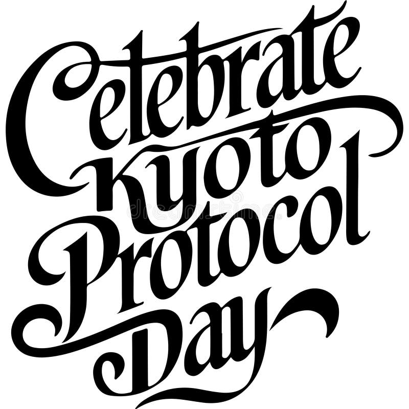 Celebrate Kyoto Protocol Day Stock Illustrations – 2 Celebrate Kyoto ...