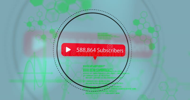 Image of Subscriber Numbers Increasing, Circle, Data Processing on ...