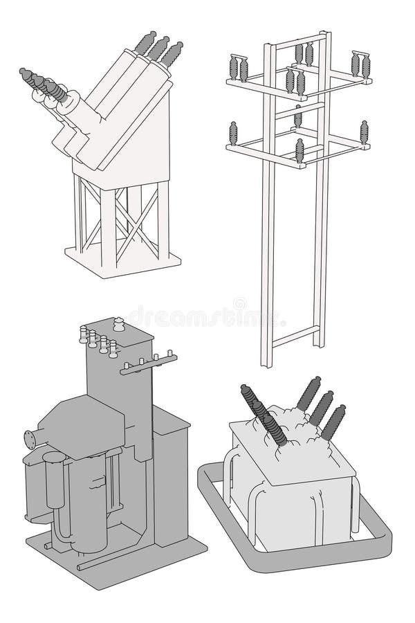 Substation Stock Illustrations – 2,520 Substation Stock Illustrations ...