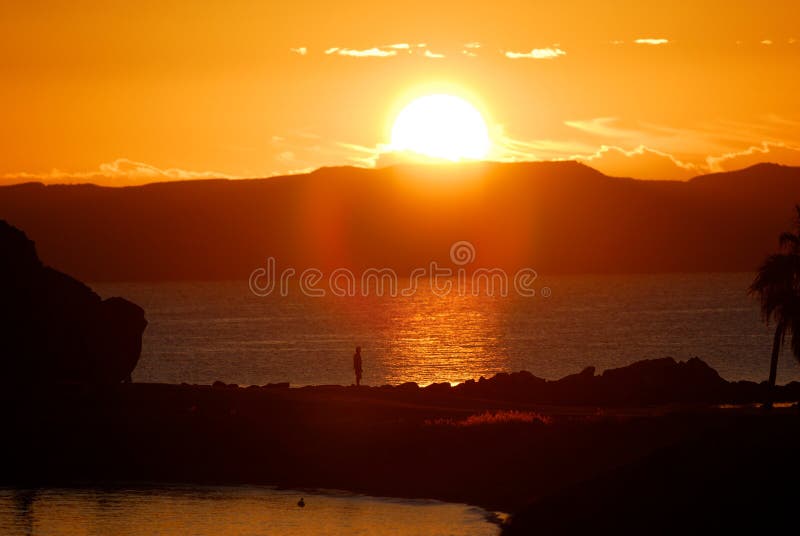 A Perfect Day in Loreto Bay, Mexico Stock Image - Image of warm, gulf ...