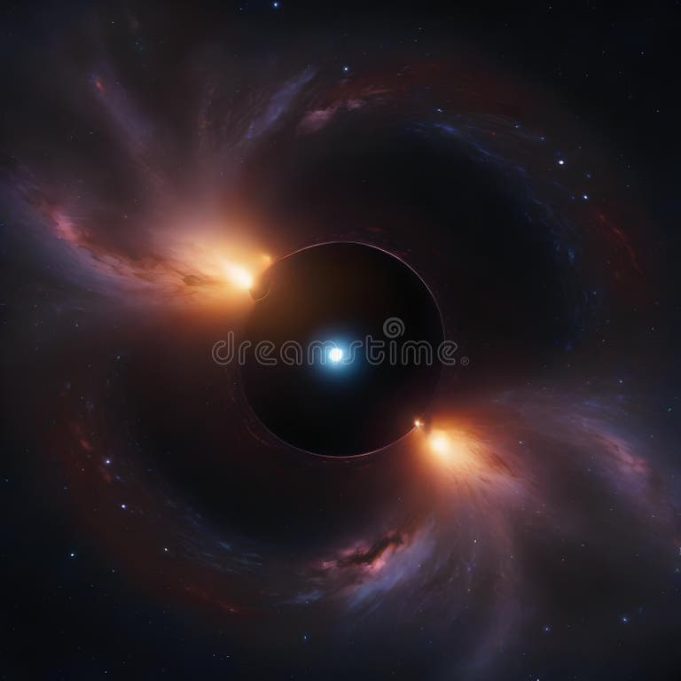 An Image of a Supermassive Black Hole at the Center of a Distant Galaxy ...